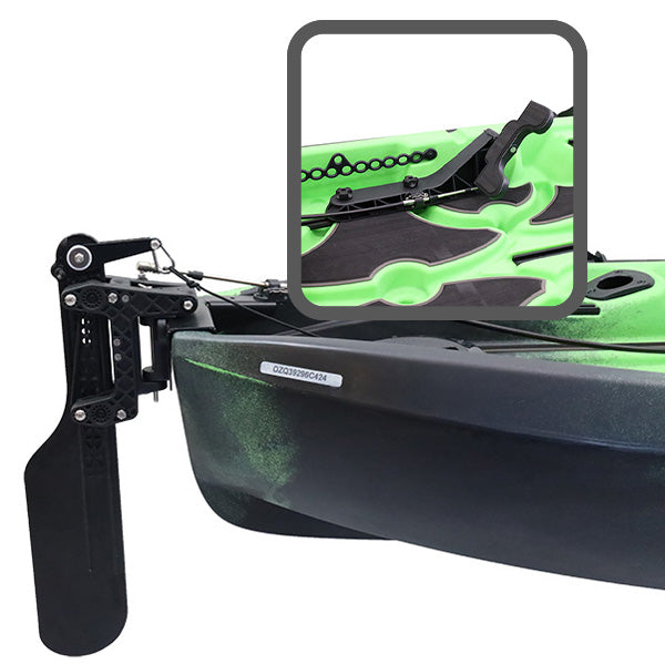 #7212 - QC Rudder System - FOOT Steer - Flint – One Objective