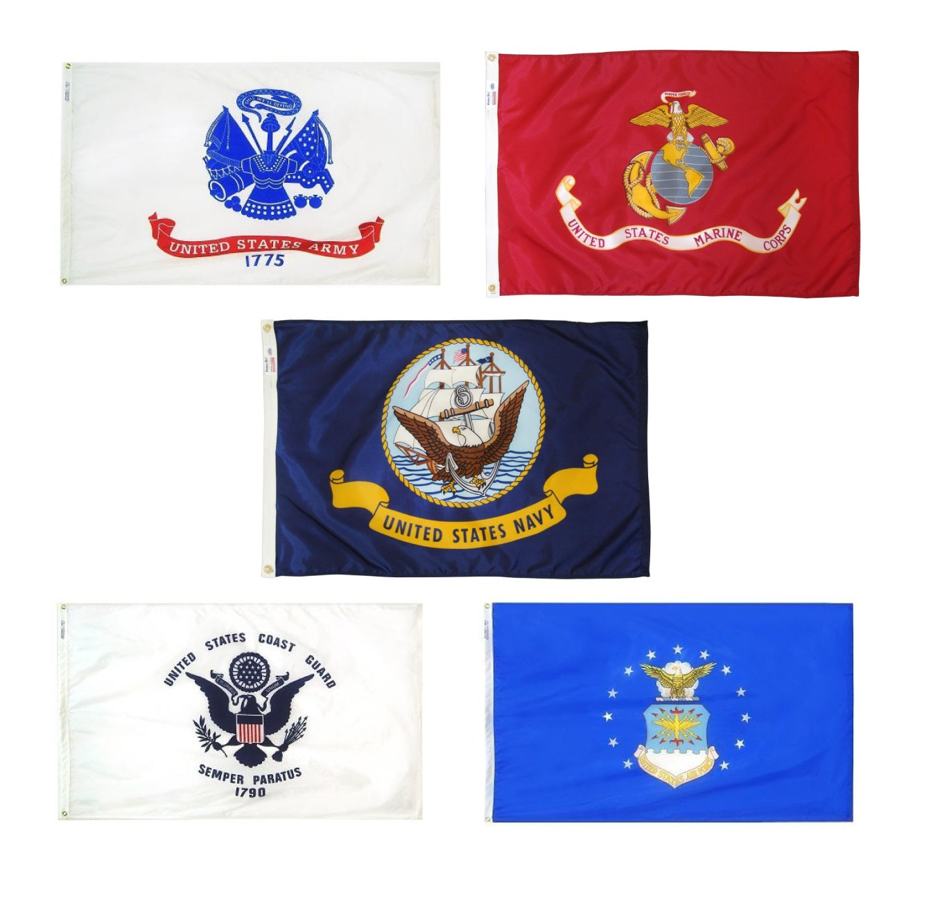 Outdoor Armed Forces Flag Set – One Objective