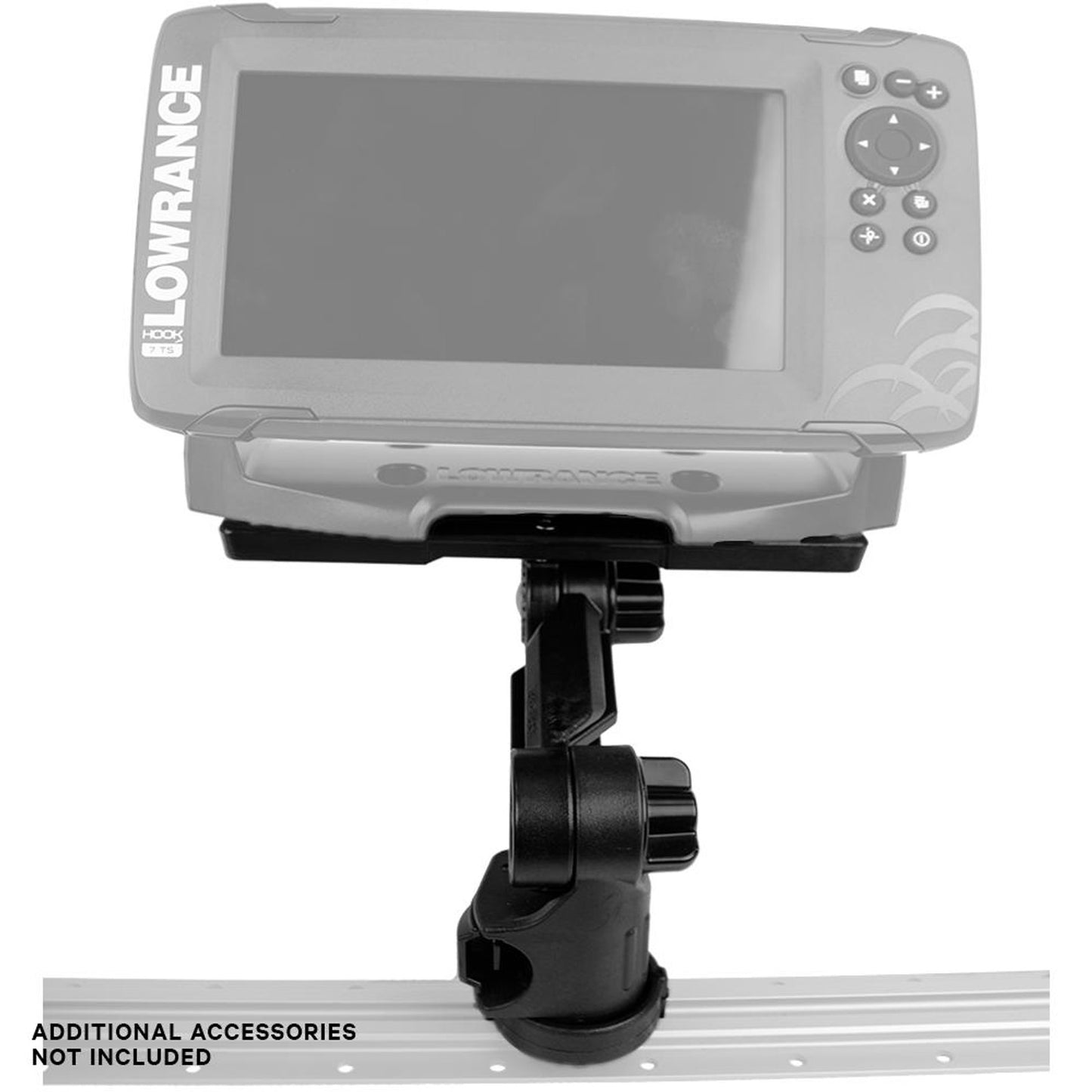 Rectangular Fish Finder Mount with Track Mounted LockNLoad™ Mounting S ...
